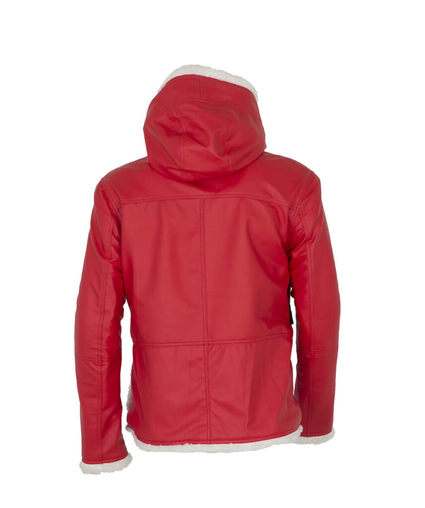 Christmas Santa Claus Leather Jacket Costume