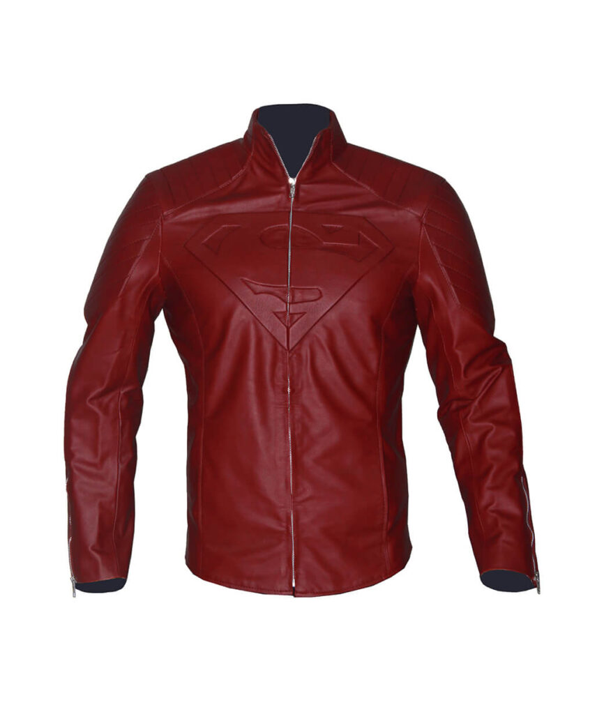 Smallvile Red Superman Leather Jacket