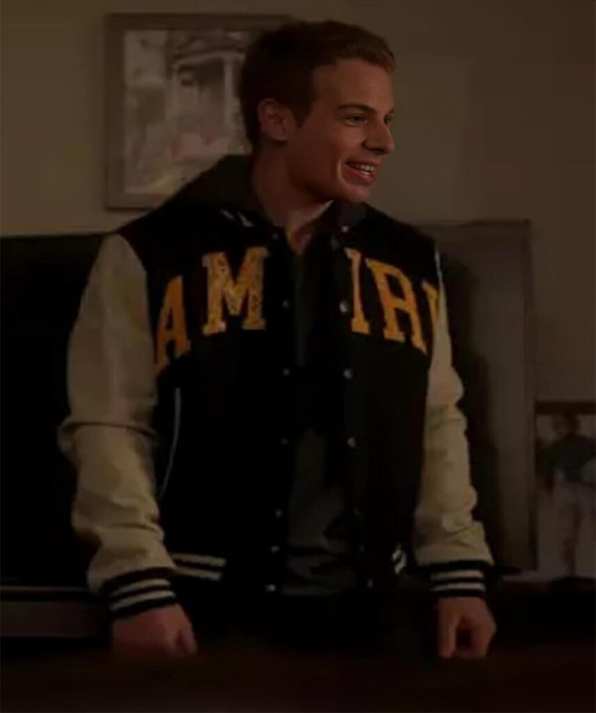 Brayden Weston Power Book II Ghost Varsity Leather Jacket