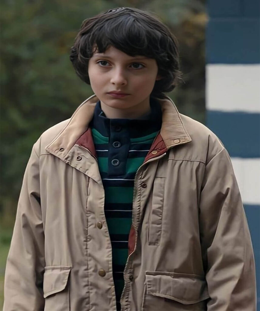 Mike Wheeler Stranger Things Cotton Off White Jacket