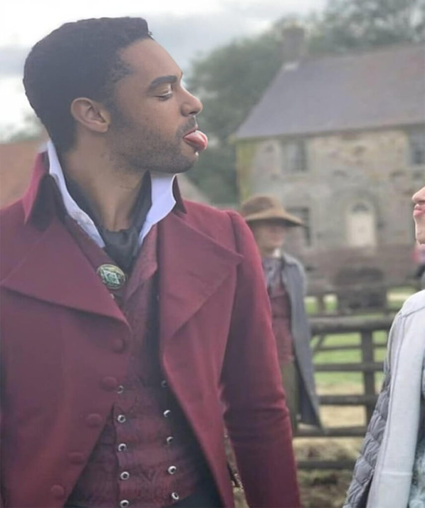 Simon Basset Bridgerton Maroon Tailcoat