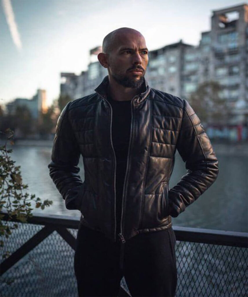 Top G Andrew Tate Black Puffer Jacket