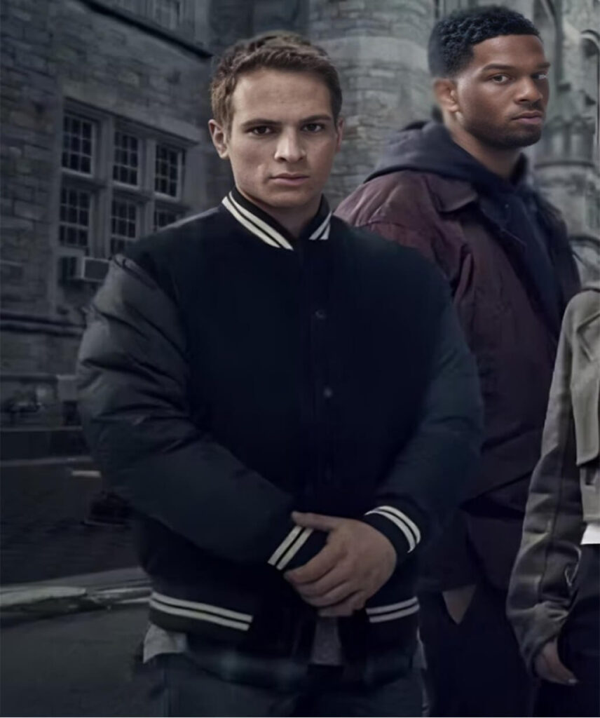 Brayden Weston Power Book II Ghost Black Bomber Jacket