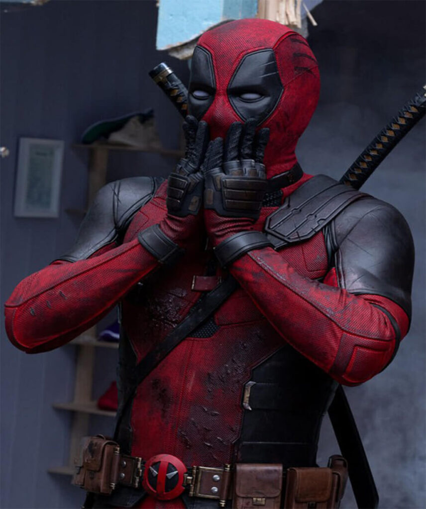 Deadpool & Wolverine 2024 Wade Wilson Red Jacket