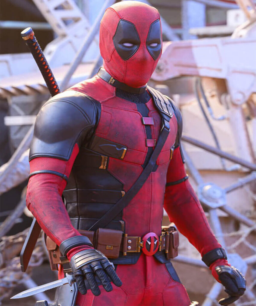 Deadpool & Wolverine 2024 Wade Wilson Red Jacket