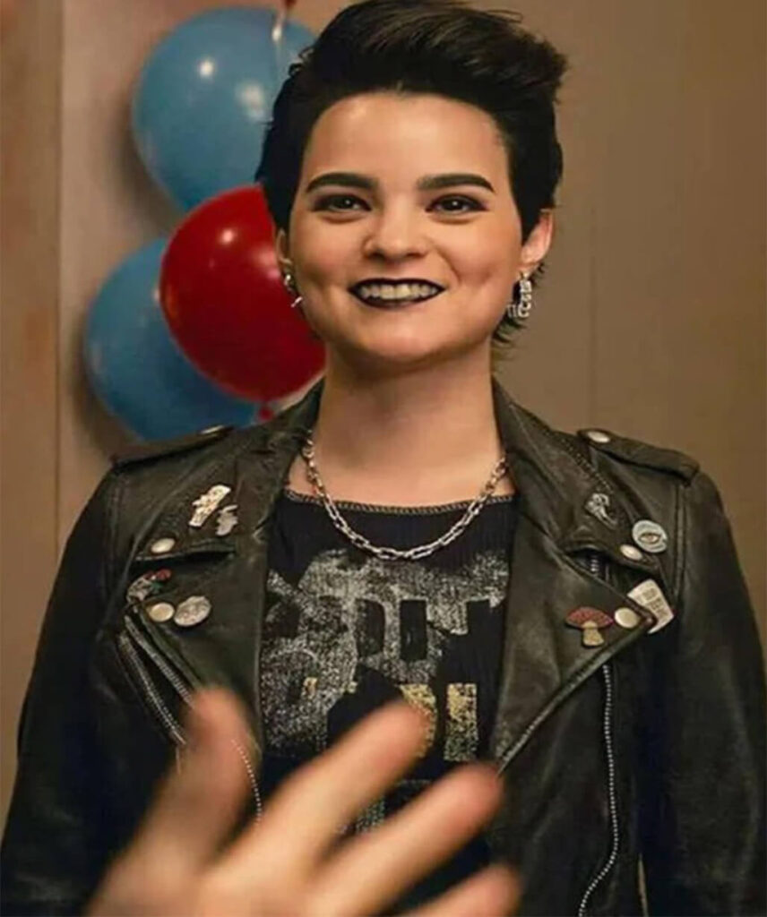 Negasonic Teenage Deadpool & Wolverine 2024 Biker Jacket