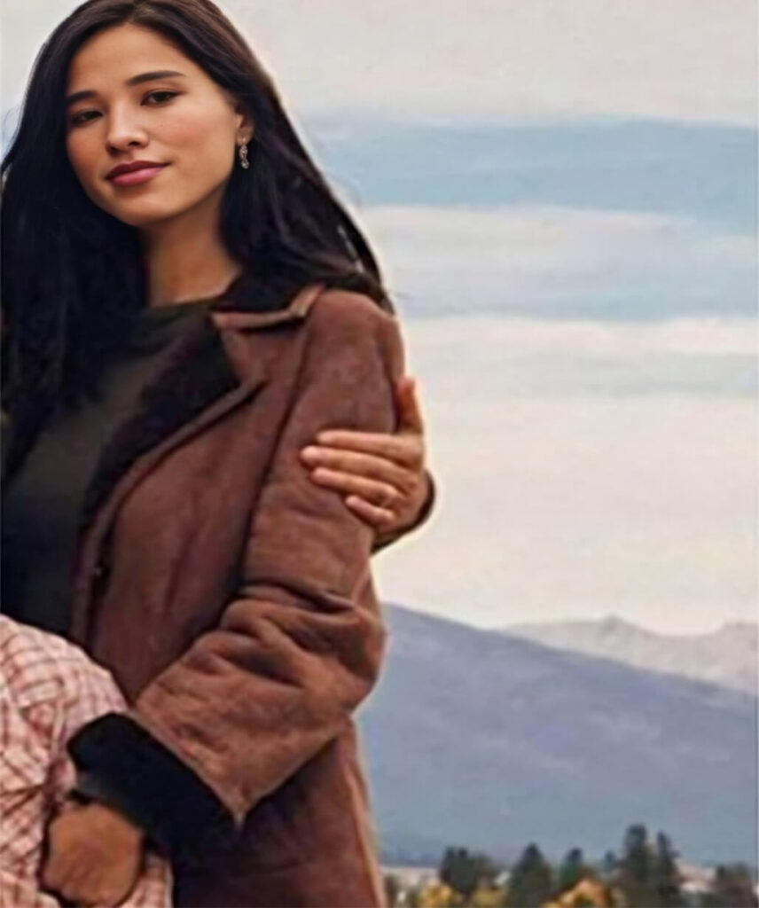 Yellowstone Monica Dutton Brown Leather Coat