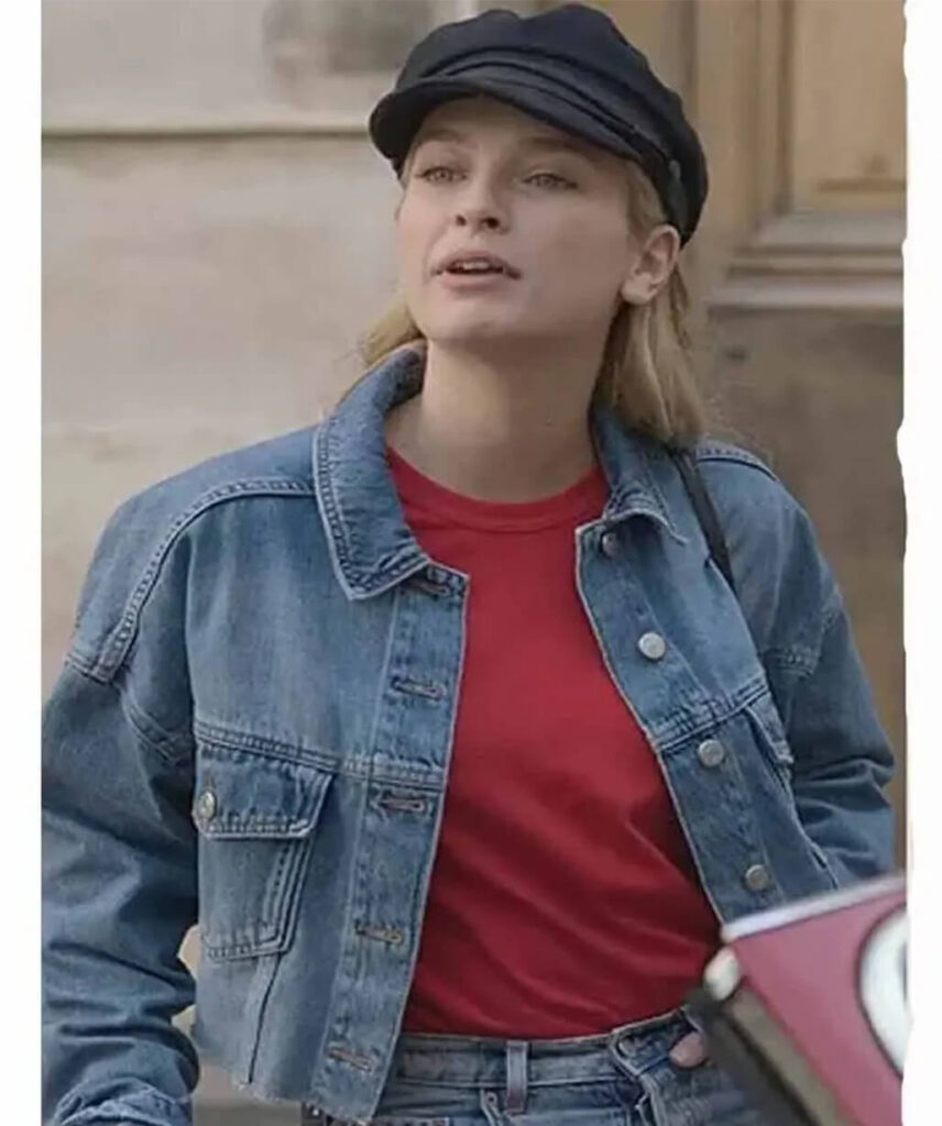 Camille Razat Emily In Paris Denim Jacket