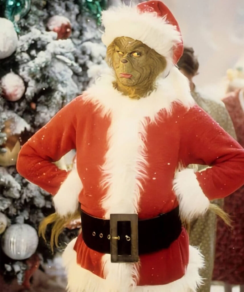 Jim Carrey Grinch How the Grinch Stole Christmas Red Coat