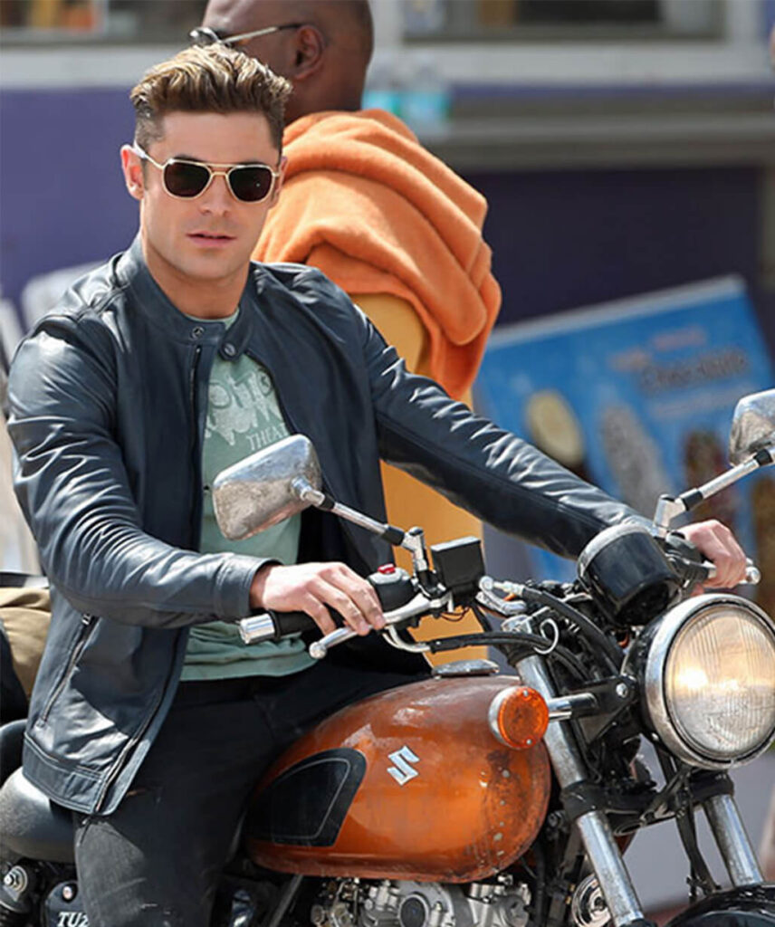 Baywatch Zac Efron Leather Jacket