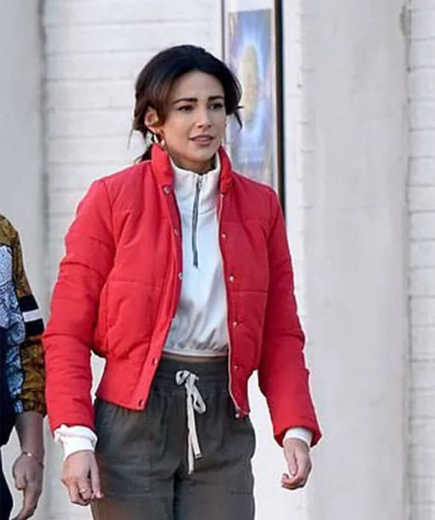 Michelle Keegan Brassic Red Jacket
