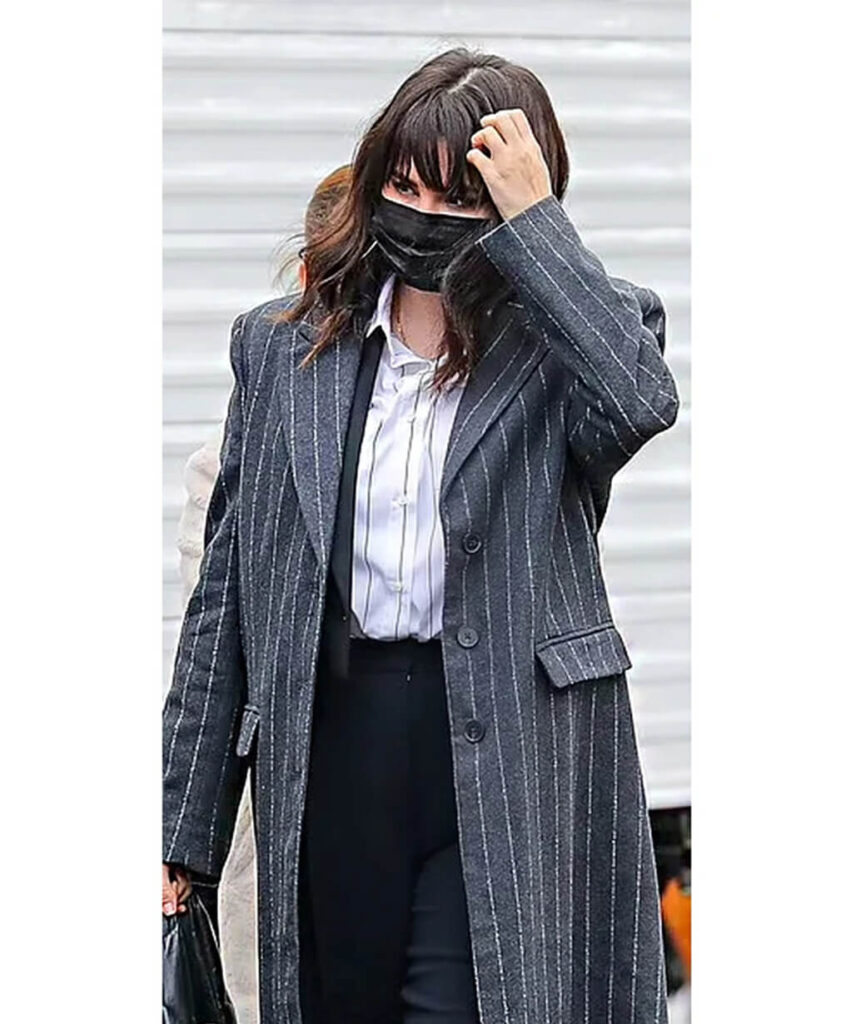 Only Murders In The Building Mabel Mora Pinstripe Coat