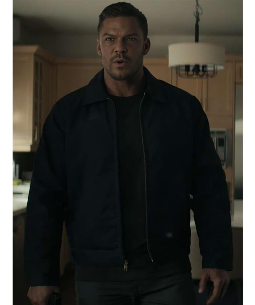 Reacher S02 Jack Reacher Black Jacket