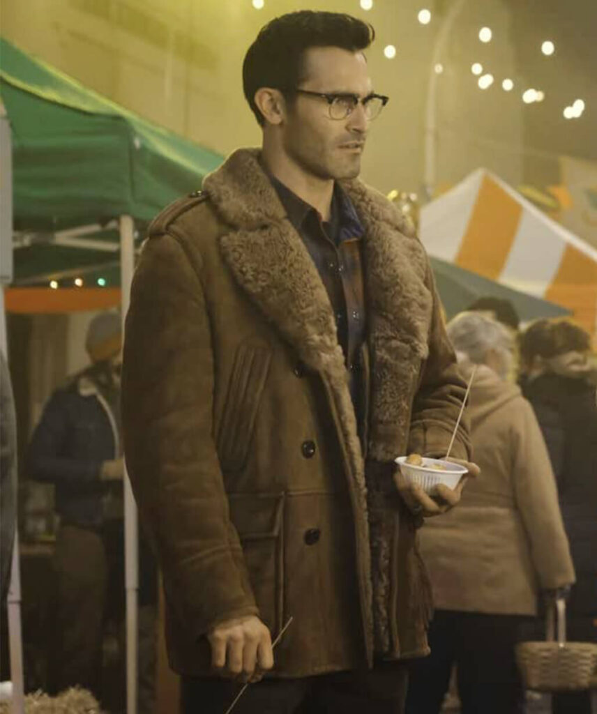 Superman & Lois Clark Kent Brown Suede Jacket
