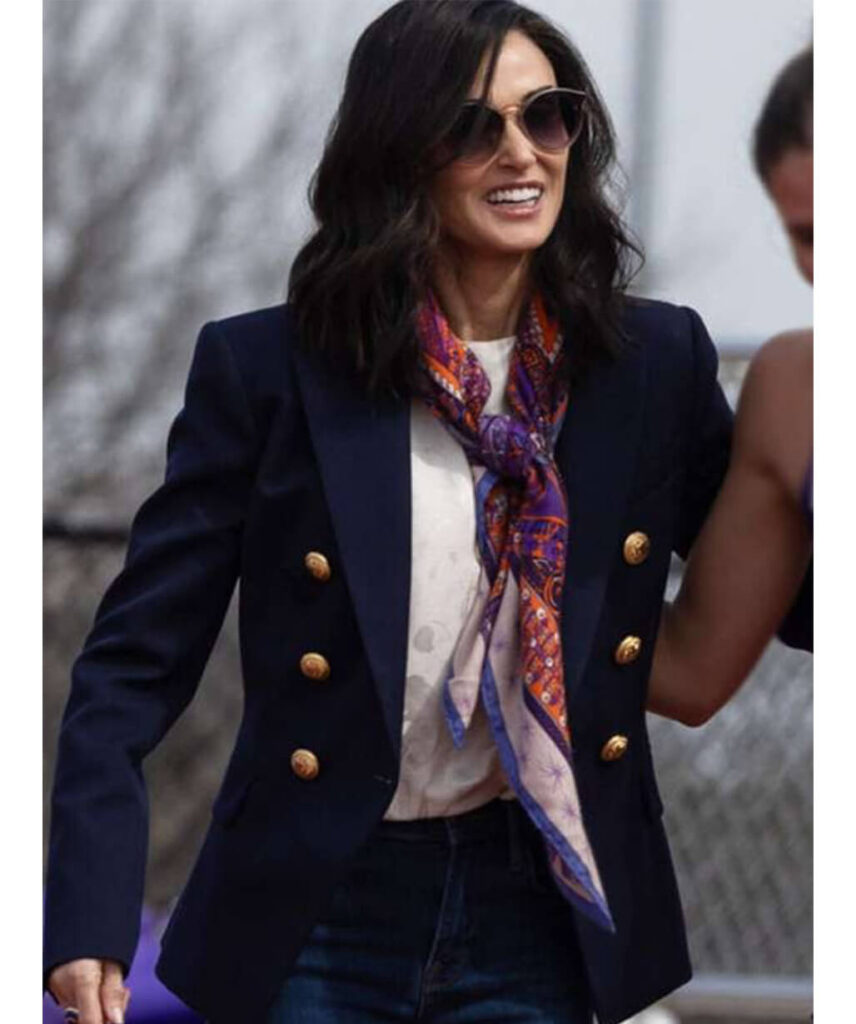 Demi Moore Landman Blue Blazer