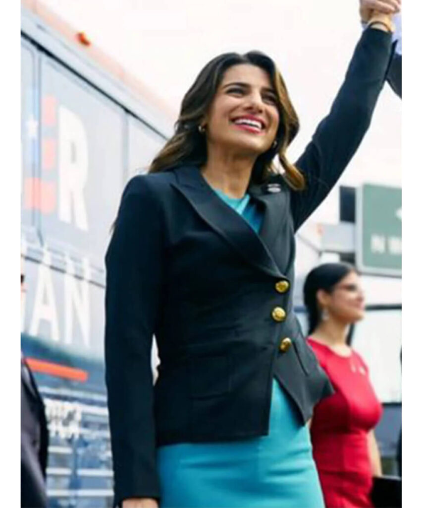 Gen V Victoria Neuman Blue Asymmetrical Blazer