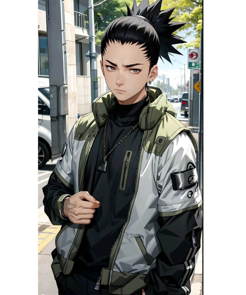 Anime Shikamaru Nara Polyester Jacket
