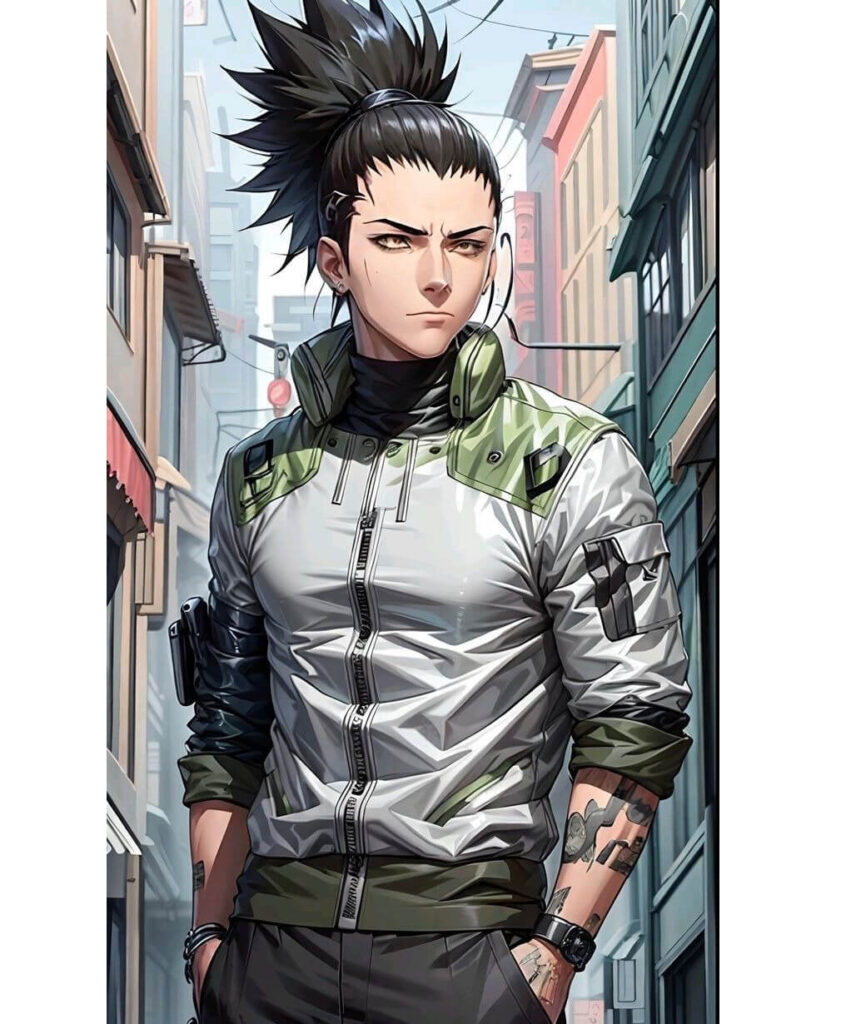 Anime Shikamaru Nara Polyester Jacket