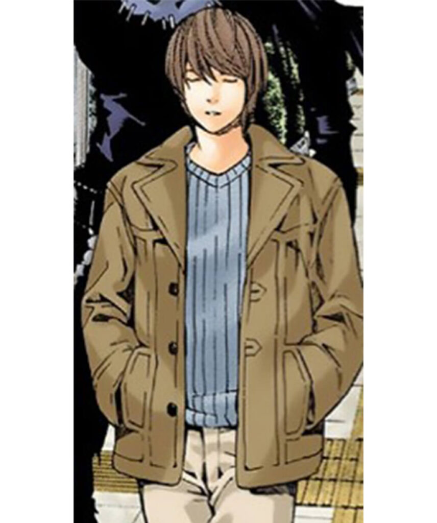 Death Note Light Yagami Brown Jacket