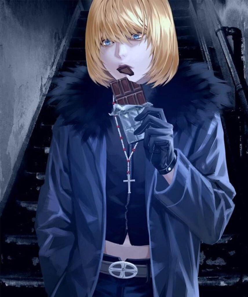 Death Note Mello Black Coat Outfit