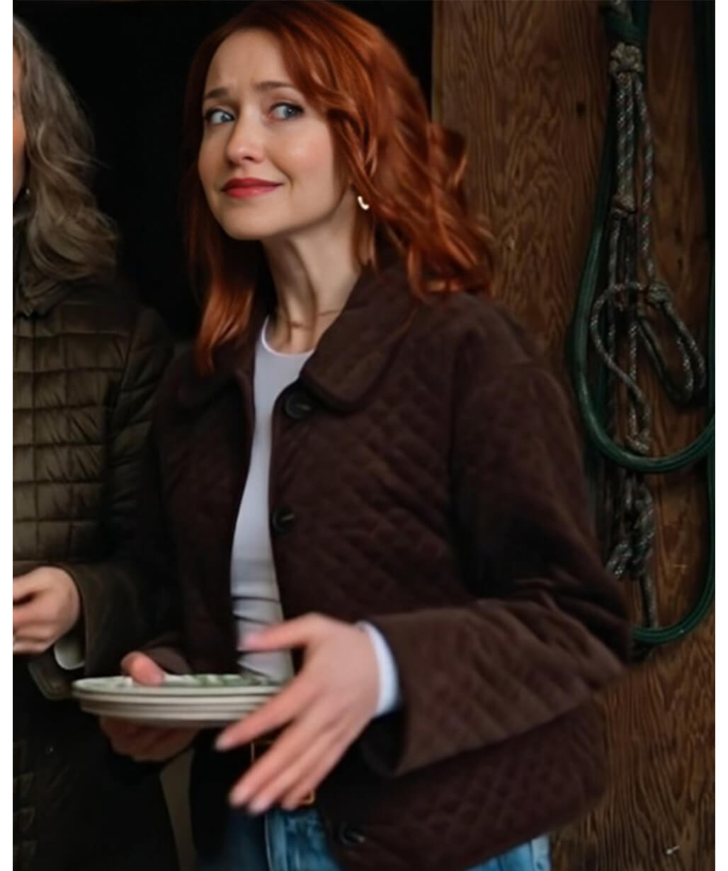 Emily Tennant The Wish Swap 2025 Casey Quilted Jacket